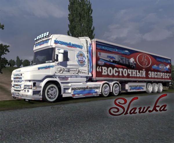 Skin Scania T and Trailer – Orient Express - ETS2planet.com