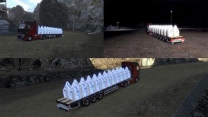Flatbed with big bag - ETS2planet.com