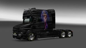 Scania T Longline RJL Girl Skin - ETS2planet.com